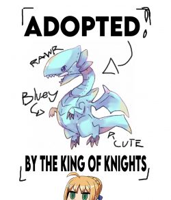 Bluey! Adopted by the King of Knights! | Scribble Hub