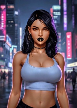 Night City in Scarlett | Scribble Hub